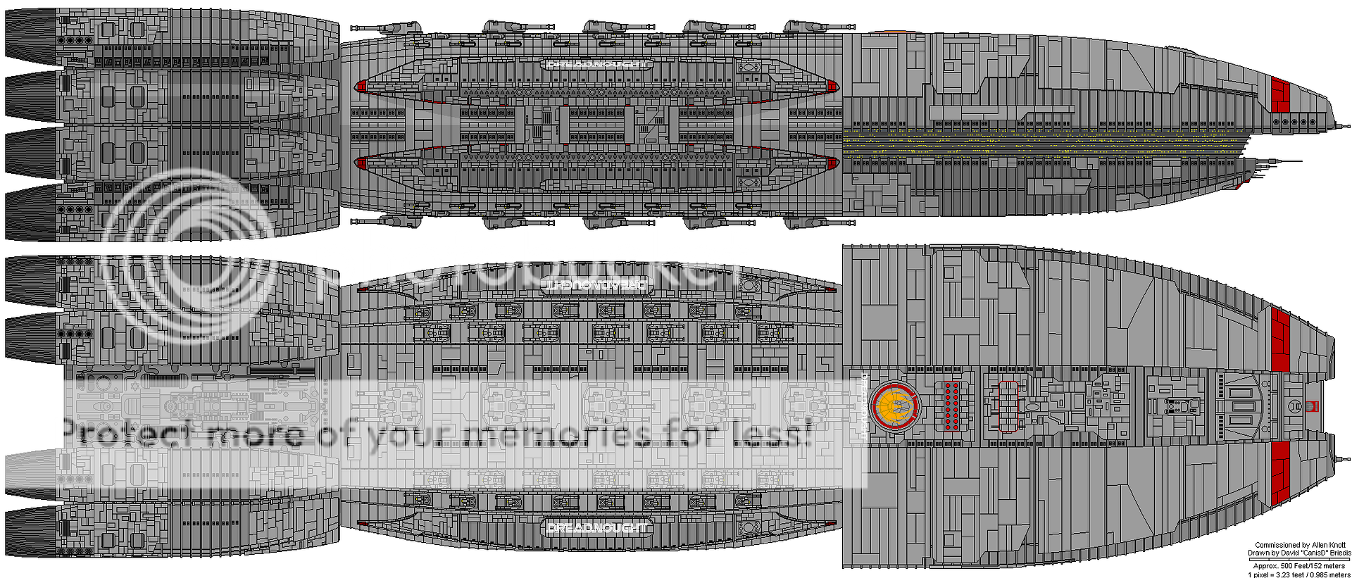 Battlestar Dreadnought (Heketokares-Class Heavy Battlestar) fluff by Me ...