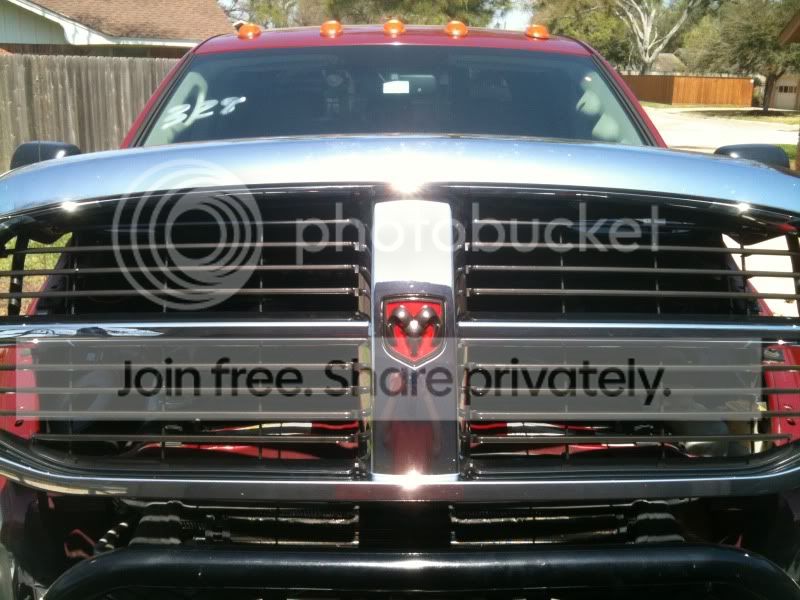 Front Emblem on the Grill, got a little creative with it | Cummins ...