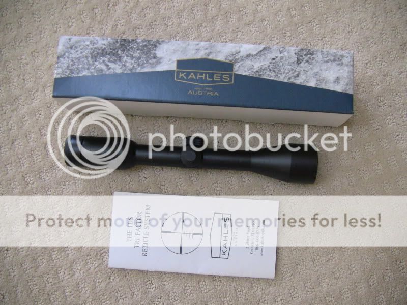 Kahles AH 3-9 TDS still for sale (Leupold Scopes - both SPF ...
