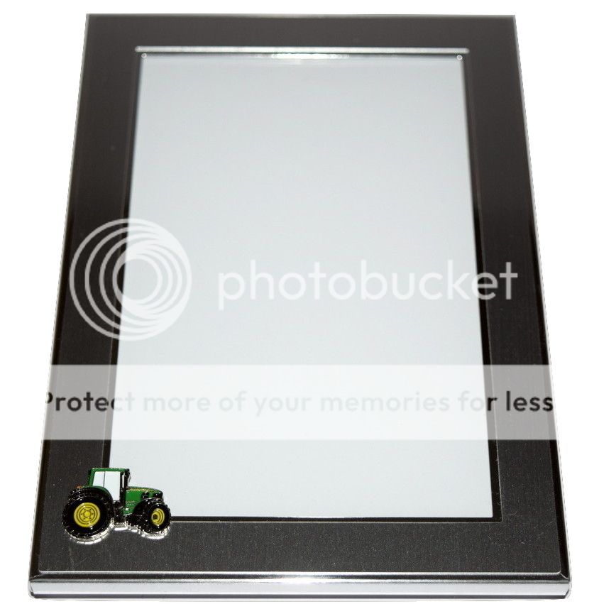 John Deere Green Tractor Picture Frame BOXED Farming Gift 4 sizes ...