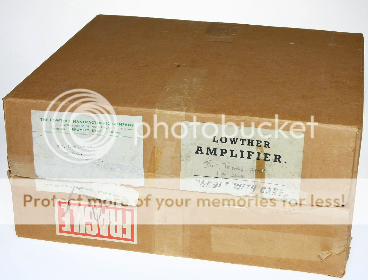 Lowther IA20 Class A integrated Amplifier BOXED Ivor Abelson design